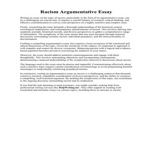 Racism Argumentative Essay.pdf