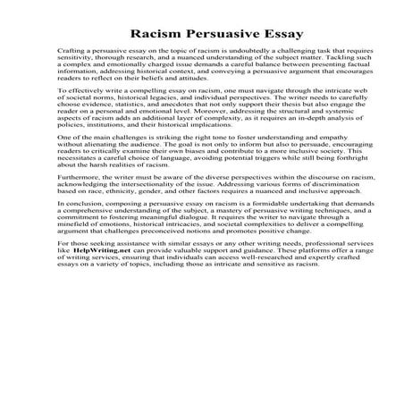 Racism Persuasive Essay.pdf