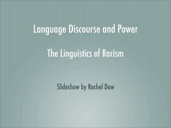 Racism Presentation | PPT | Debated Sensitive Social Issues | Sensitive ...