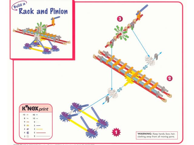 Rack and pinion gear design project.