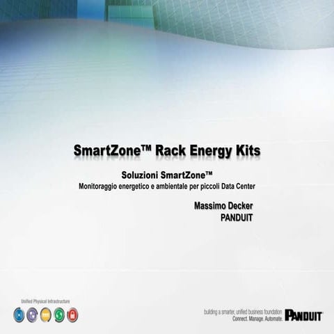 Rack energy kit presentazione soluzioni di monitoraggio per singolo ...