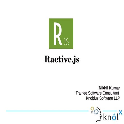 Ractive Js Ppt