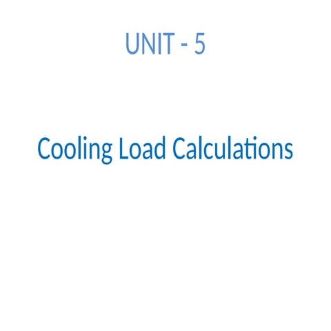 HVAC heating load -cooling-load-calculation.ppt