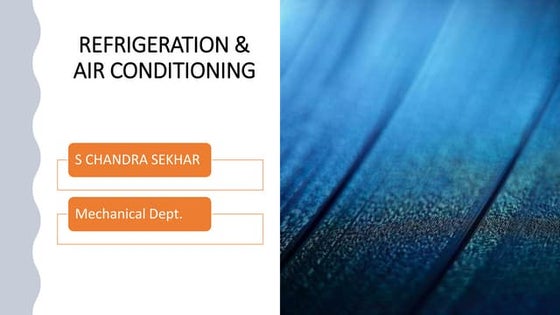 Refrigeration | PPT