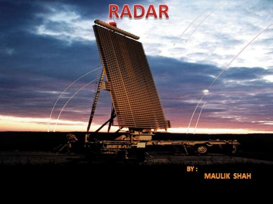 Radar ppt | PDF | Physics | Science