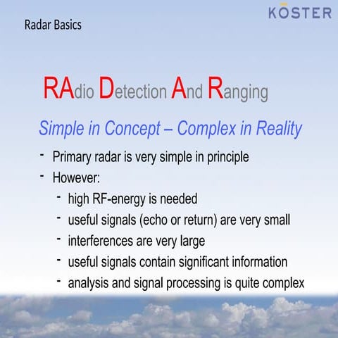 Radar Basics mainly cfar for target .pptx