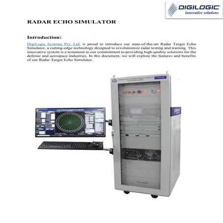 Synthetic Aperture Radar Environment Simulator Presentation_digilogic Systems. | PDF