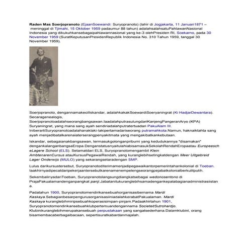 Raden Mas Soerjopranoto | DOCX