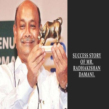 Success story of Mr. Radhakishan damani | PPTX