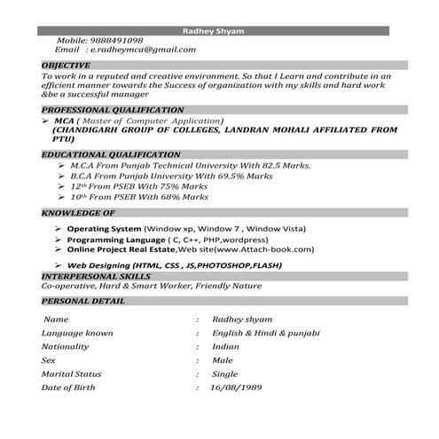 hemant resume 2 | PDF