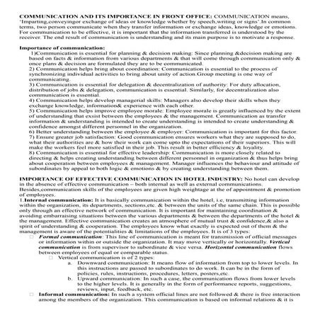 front office report | RTF