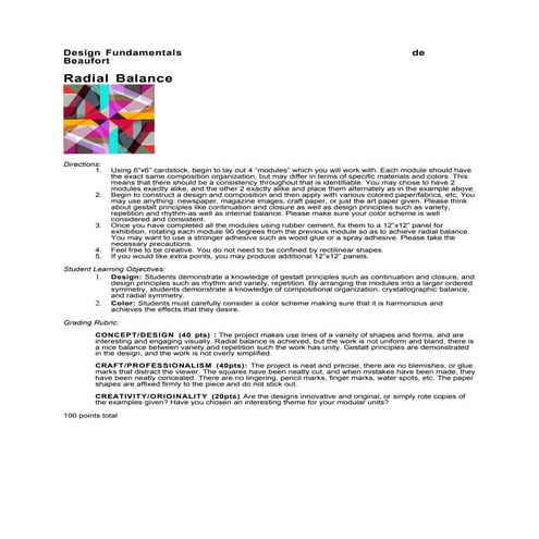 Radial Balance | DOC