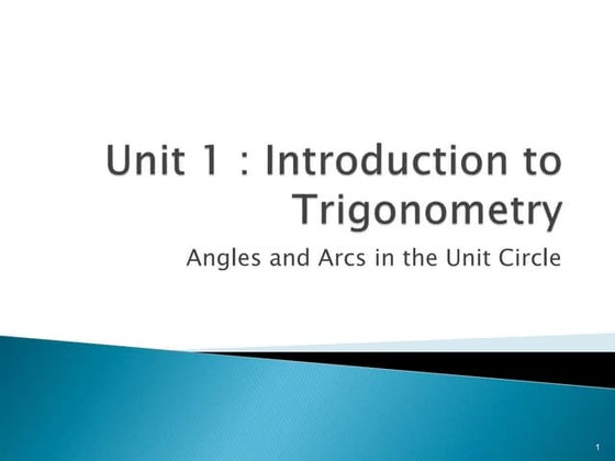 PC_Q2_W1-2_Angles in a Unit Circle Presentation PPT | PPTX