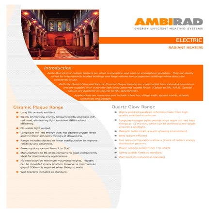 Set up instructions on radiant heaters | PDF