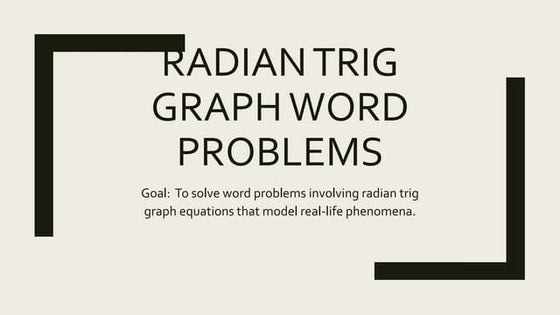 Unit circle trig graphs | PPTX