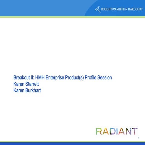 Radiant Solution Profile - Comparing Product Functionality - Learning Village and Data Director ...