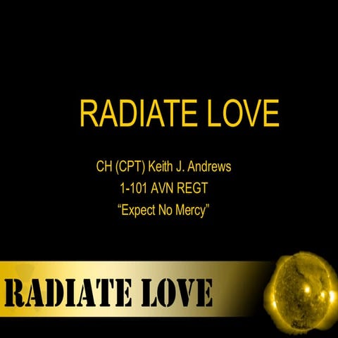 Radiate Love | PPT