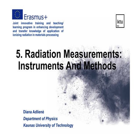 Radiation dose measurements.pdf for radiology student | PDF