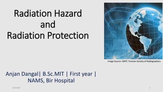 Principles Of Radiation Protection | PPTX | Medical Tests | Medical Health