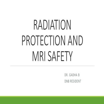 Principles Of Radiation Protection | PPTX
