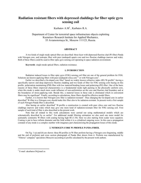 Fiber optics project report | PDF