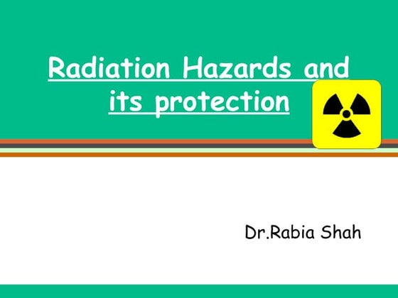 BASIC RADIATION SAFETY AWARENESS | PPT