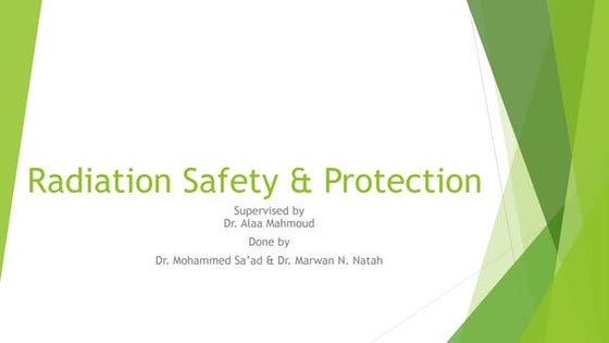 Principles Of Radiation Protection | PPTX | Medical Tests | Medical Health
