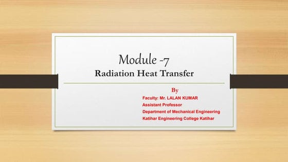 Radiation | PPT