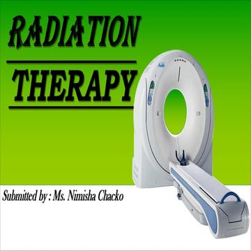 Radiation therapy | PPT