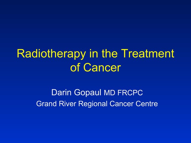 Flash radiation therapy | PPTX | Physics | Science