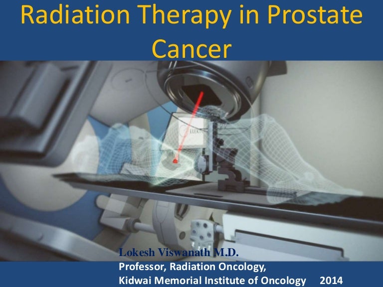 Radiation therapy in prostate cancer