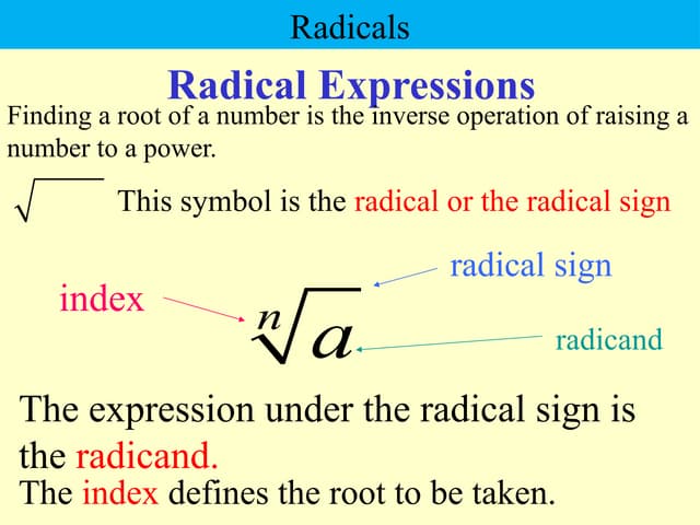 Module 4 Grade 9 Mathematics (RADICALS) | PPTX | Physics | Science