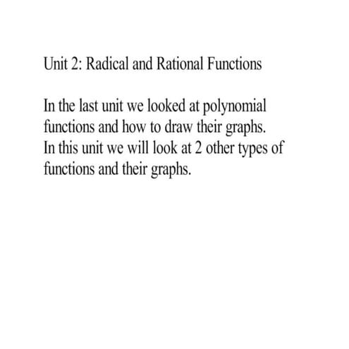 Radical functions graphing 21st sept | PPT
