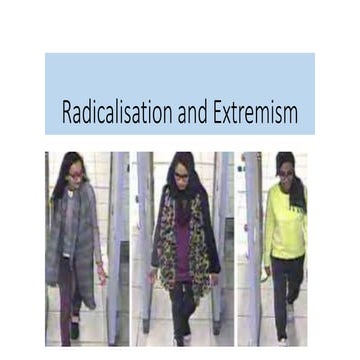 Radicalisation and Extremism | PPTX