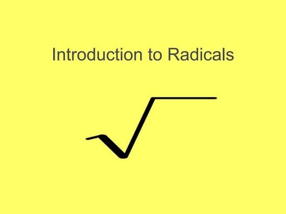 Addition and Subtraction of Radicals | PPTX