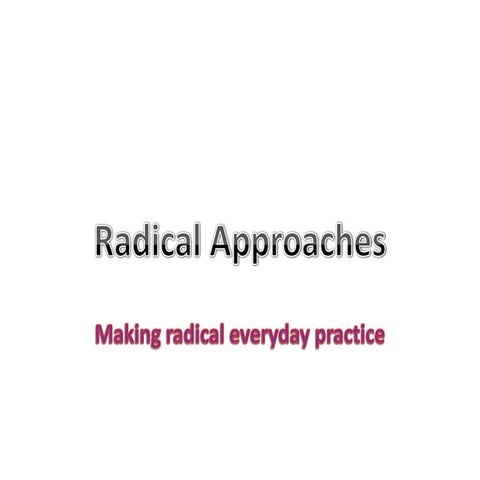 Radical Social Work | PPTX