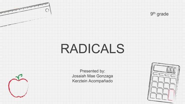 Operations with Radicals | PPTX