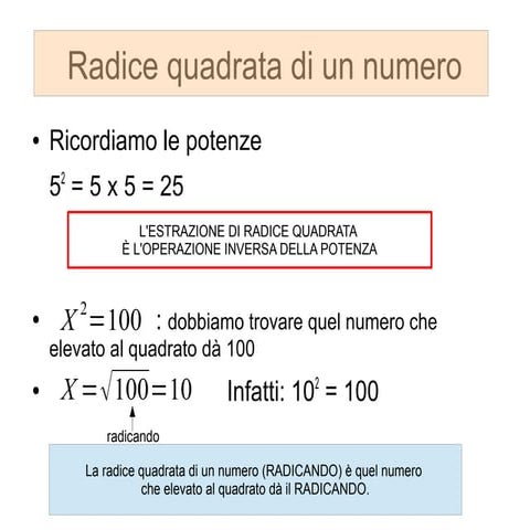 Radice quadrata | PDF