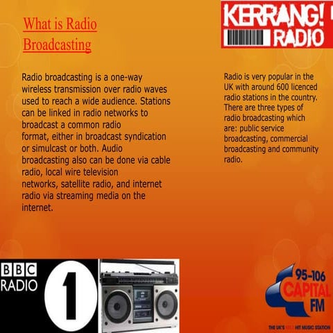 Local radio stations. | PPTX
