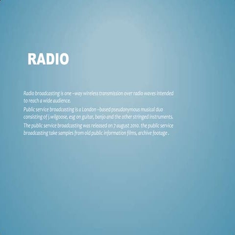 Introduction To Radio | PDF