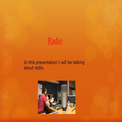 Radio | PPTX
