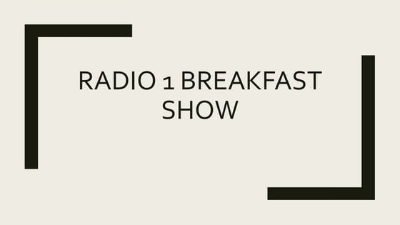 Radio 1 research | PPT