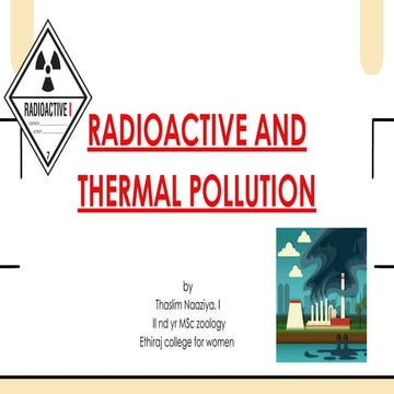 radioactive and thermal pollution ...... | PDF