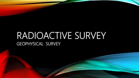 Radiometric methods for age determination | PPT