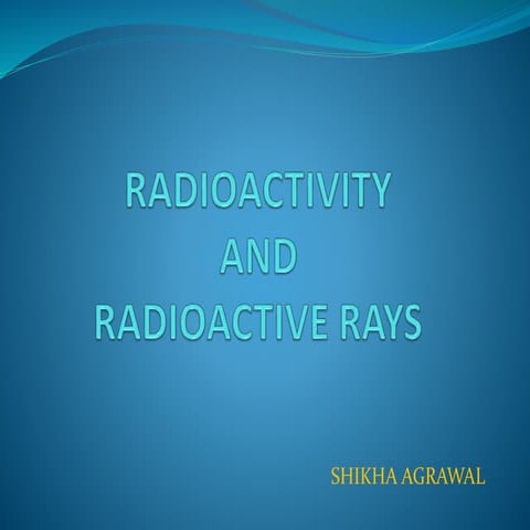 Radio activity | PPT