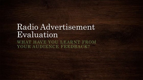 Radio analysis 3 | PDF
