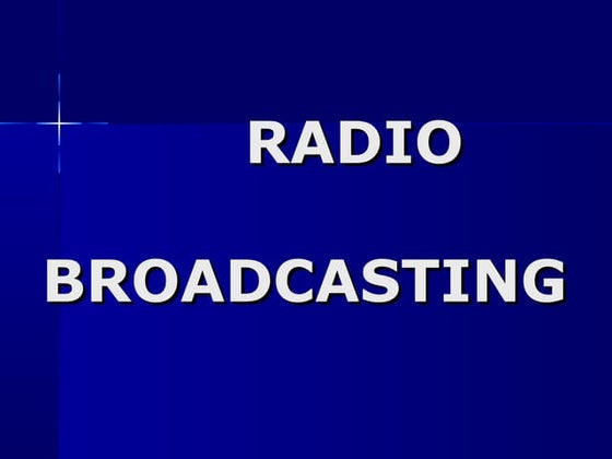 The Elements Of Radio | PPT