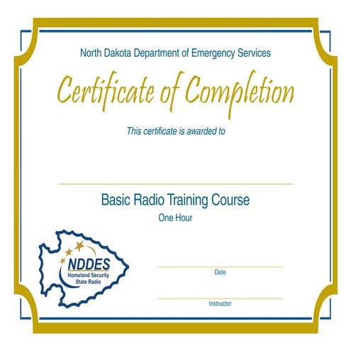 Radio Certificate | PDF