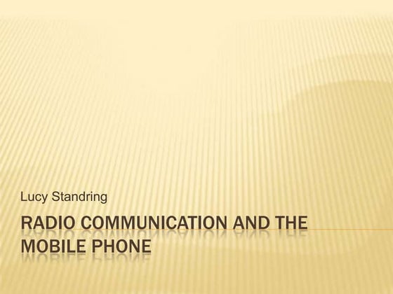 Radio communication | PPT