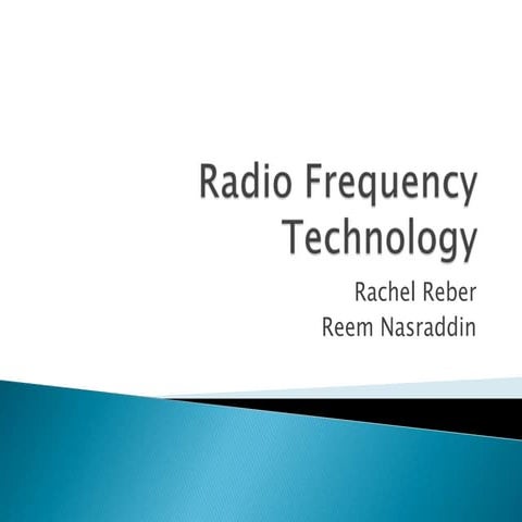 Radio Frequency technology | PPTX